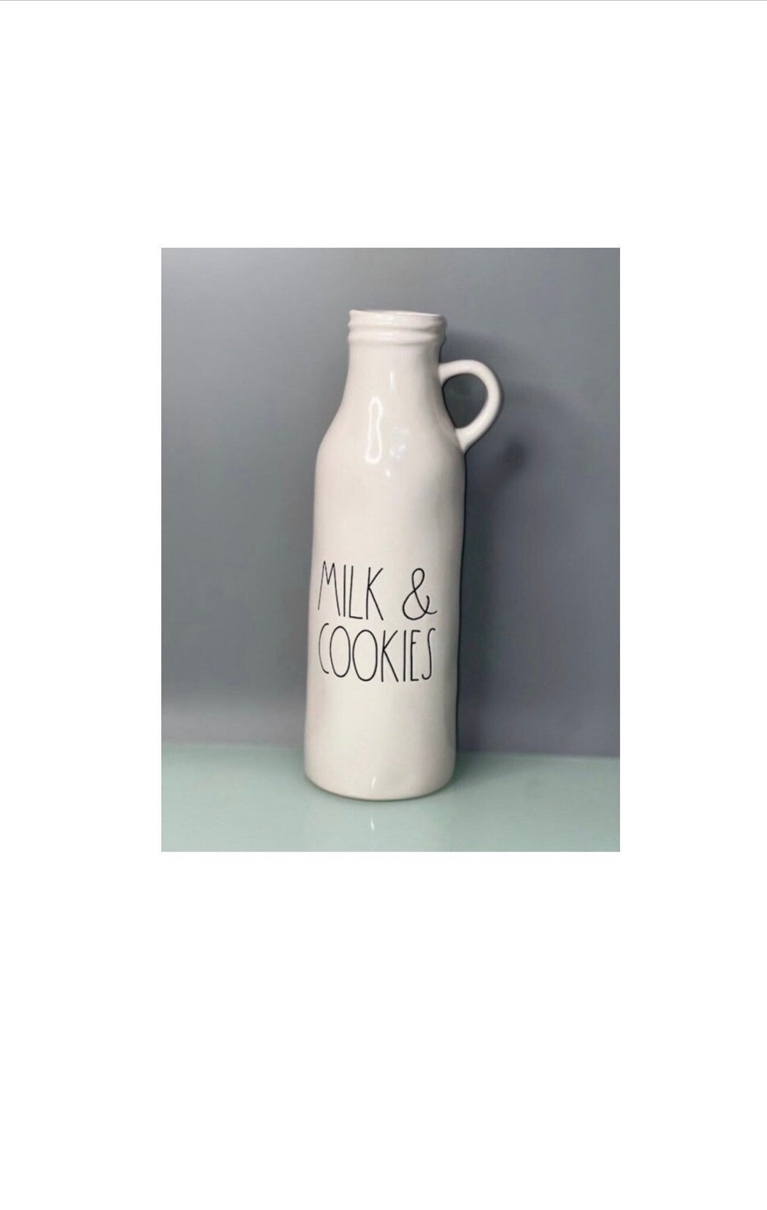 Rae Dunn Milk and Cookies Pitcher Ceramic Jug - Etsy