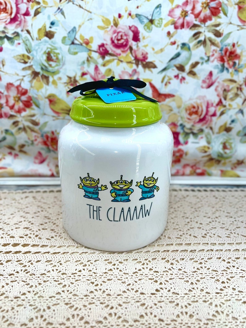 Rae Dunn Disney Pixar Toy Story Alien Claw Ceramic Canister Jar - Etsy