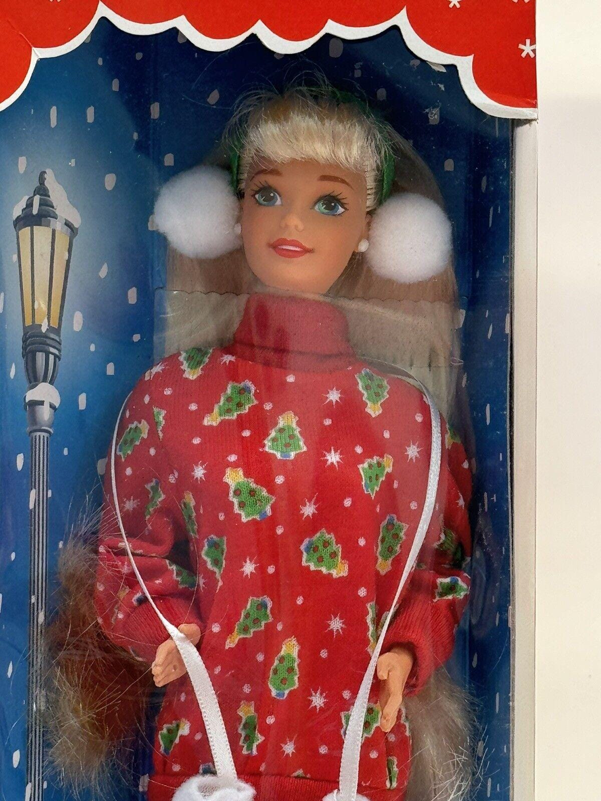 Barbie Caroling Fun Doll Special Edition Christmas 1995 Mattel 13966 ...