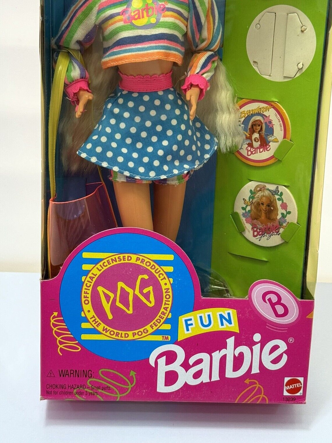 Barbie World POG Fun Doll 1994 Mattel 13239 Special Edition NEW - Etsy