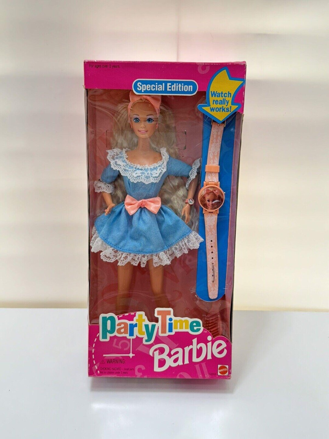 Party Time Barbie Doll Special Edition Includes Watch 1994 Mattel 12243 ...