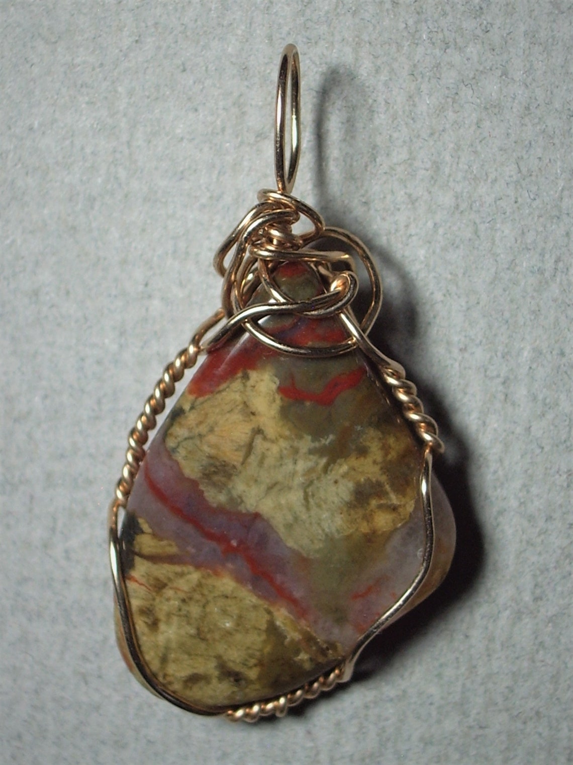 Coprolite Agatized Dinosaur Dung Pendant Wire Wrapped 14/20 | Etsy