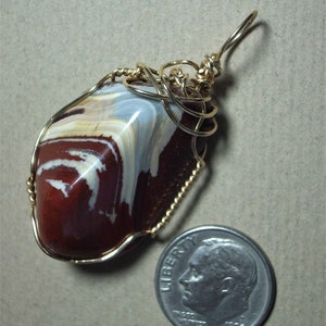 Banded Jasper Pendant, 14k/20 Gold-filled Wire Wrapped Jasper Jewelry ...