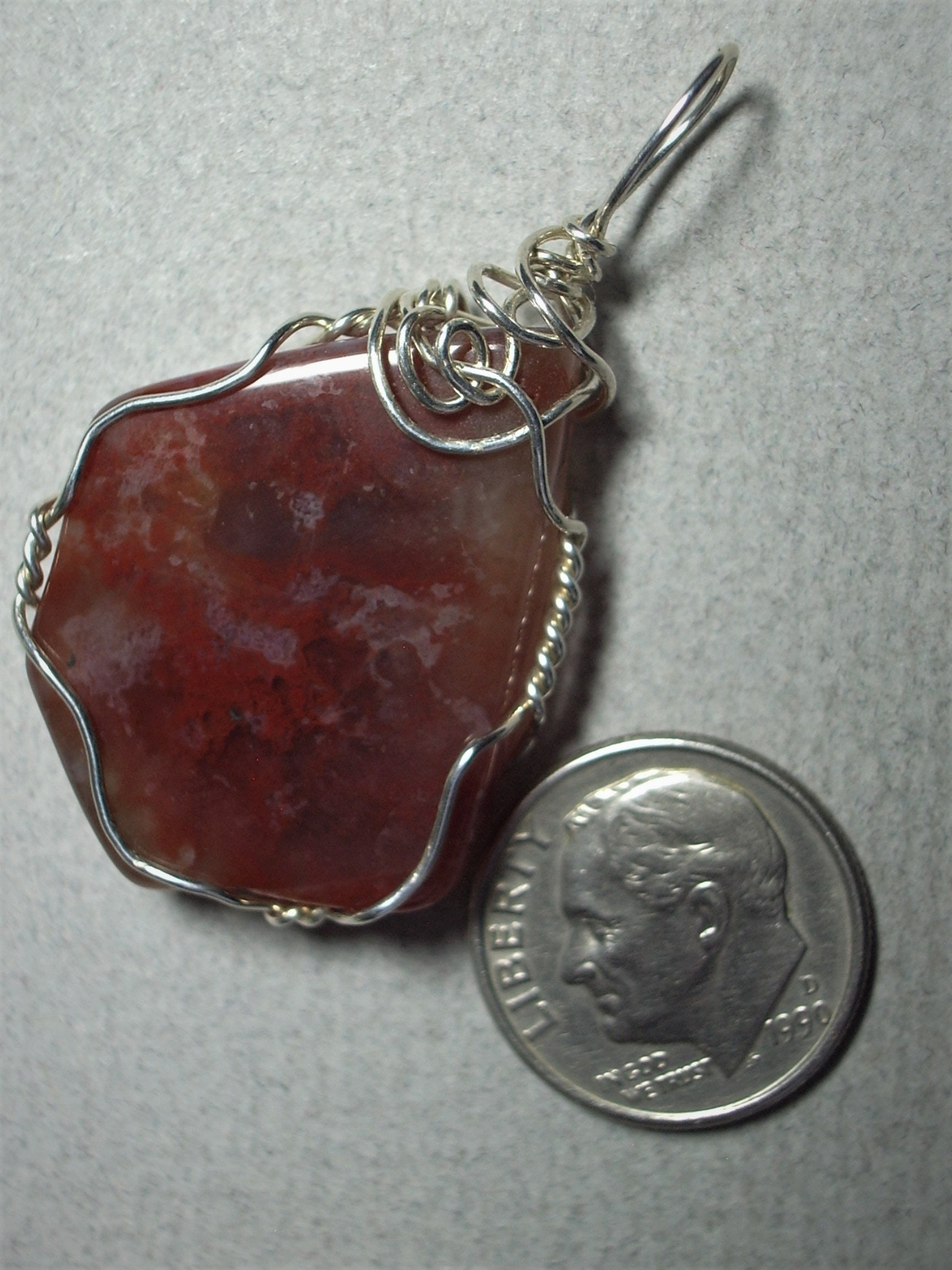 Coprolite Agatized Dinosaur Dung Pendant Sterling Silver - Etsy