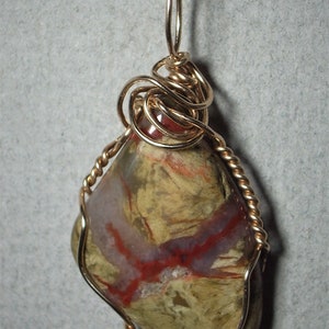 Coprolite Agatized Dinosaur Dung Pendant Wire Wrapped 14/20 | Etsy