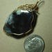 Cloud Agate Pendant Wire Wrapped 14/20 Gold-filled - Etsy