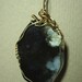 Cloud Agate Pendant Wire Wrapped 14/20 Gold-filled - Etsy