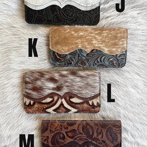 Checkbook Covers Western Wallets - Etsy
