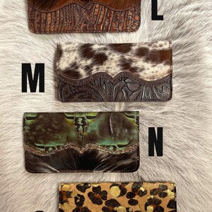 Checkbook Covers, Western Wallets - Etsy