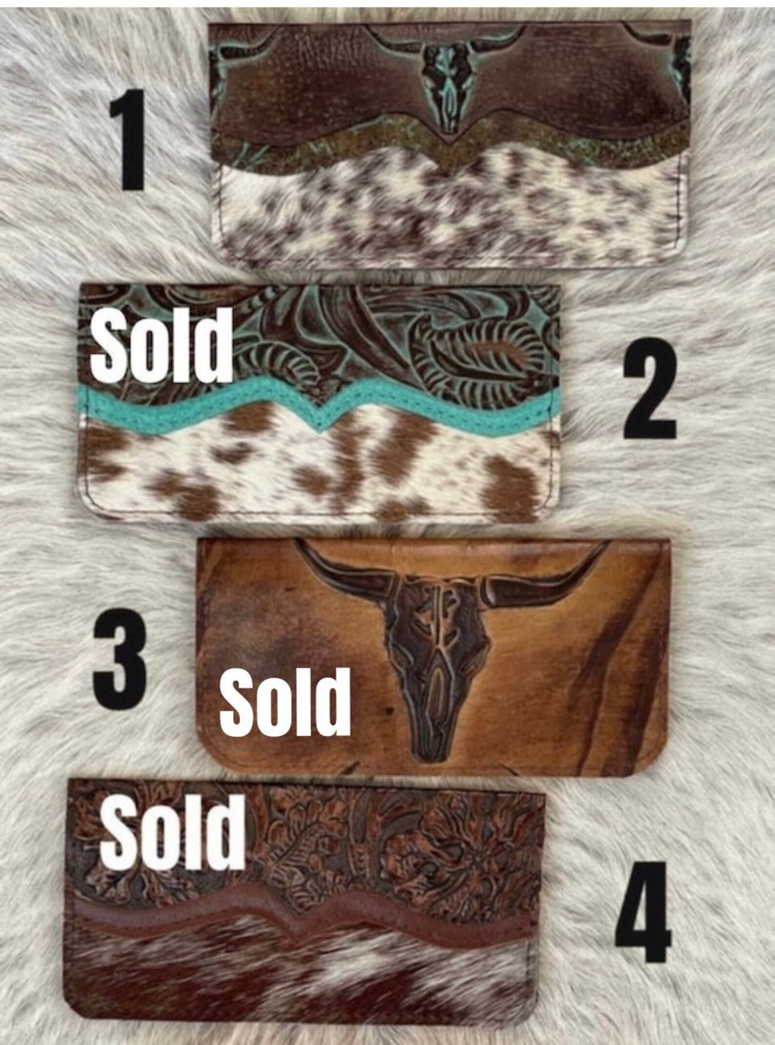 Checkbook Covers Western Wallets - Etsy