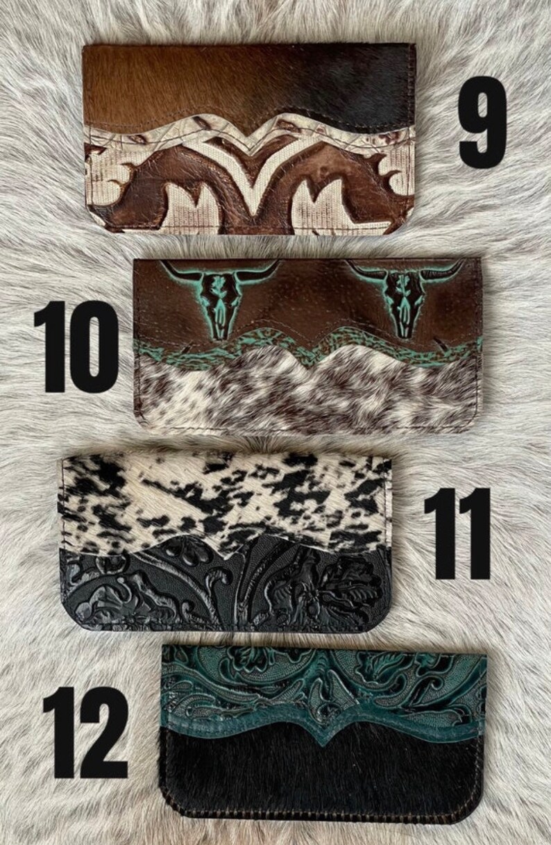 Checkbook Covers Western Wallets - Etsy