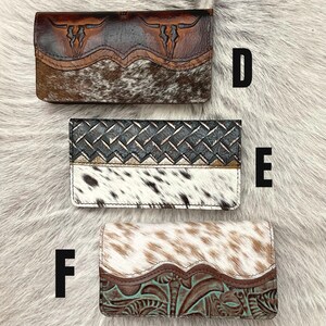 Checkbook Covers, Western Wallets - Etsy