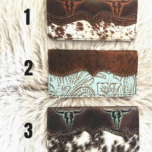 Checkbook Covers, Western Wallets - Etsy