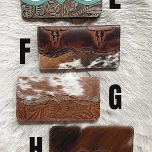 Checkbook Covers, Western Wallets - Etsy