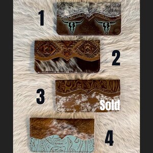 Checkbook Covers, Western Wallets - Etsy