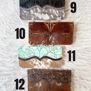 Checkbook Covers Western Wallets - Etsy