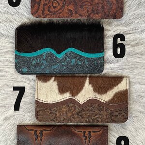 Checkbook Covers Western Wallets - Etsy