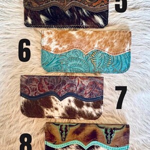 Checkbook Covers Western Wallets - Etsy