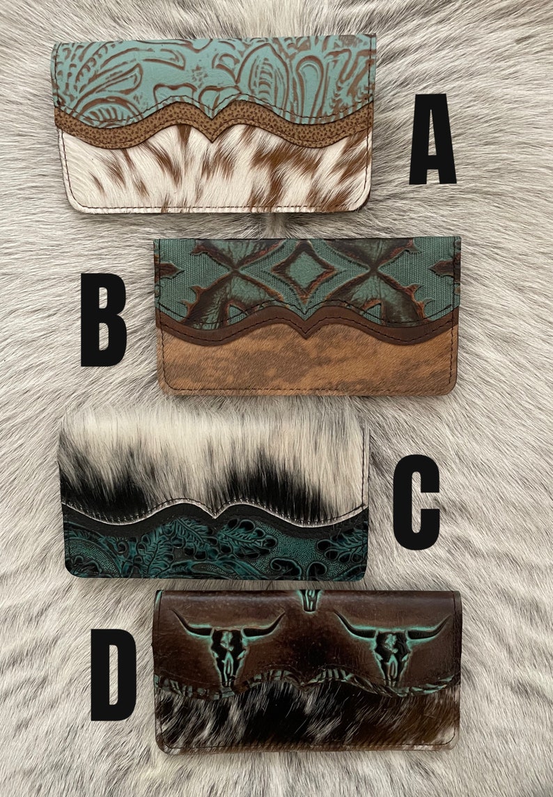 Checkbook Covers Western Wallets - Etsy