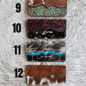 Checkbook Covers, Western Wallets - Etsy