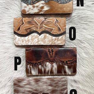 Checkbook Covers, Western Wallets - Etsy