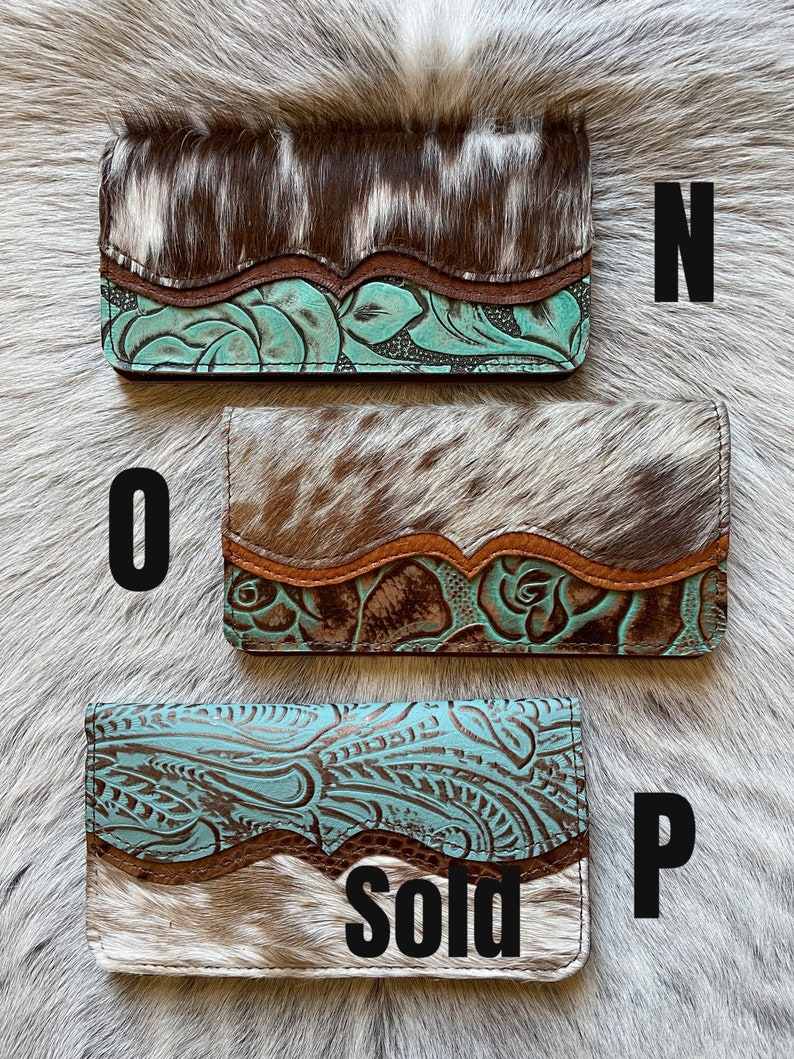 Checkbook Covers Western Wallets - Etsy