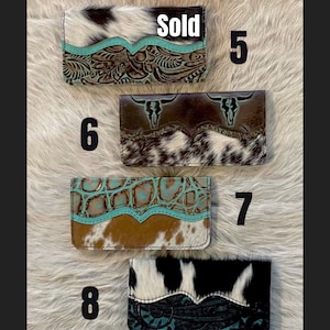 Checkbook Covers, Western Wallets - Etsy