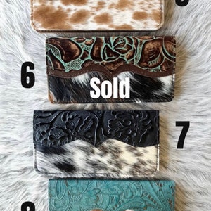 Checkbook Covers Western Wallets - Etsy