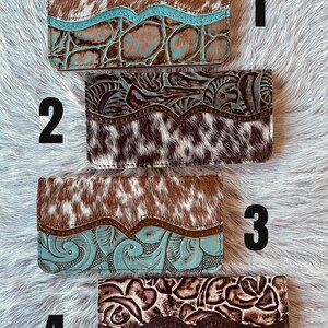 Checkbook Covers Western Wallets - Etsy