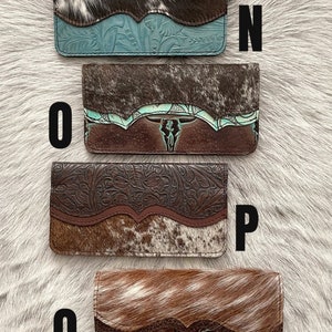 Checkbook Covers Western Wallets - Etsy