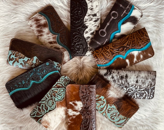 Checkbook Covers, Western Wallets - Etsy