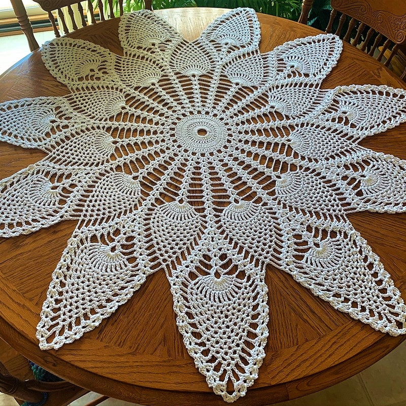 Crochet Table Cover - Etsy