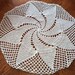 33 Inch Giant Doily, Large Centerpiece, Tablecloth, Crochet Doily ...