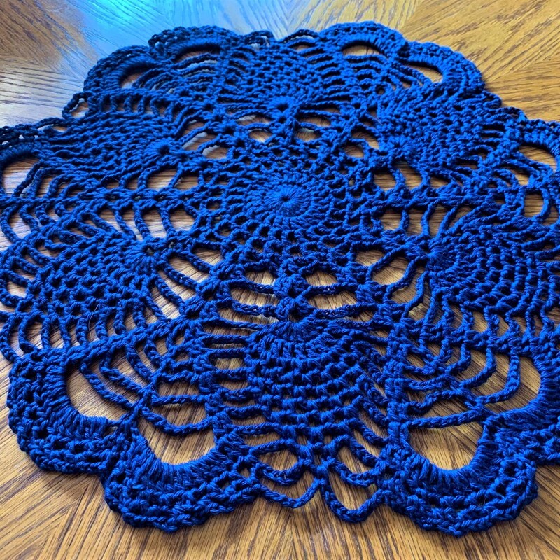 Blue Doilies - Etsy