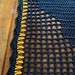 Crocheted Black Cat Halloween Table Runner: Handmade Cotton Decor ...