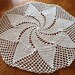 33 Inch Giant Doily, Large Centerpiece, Tablecloth, Crochet Doily ...