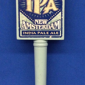 JUST REDUCED New Amsterdam India Pale Ale IPA No. 15 Vintage Beer Tap ...
