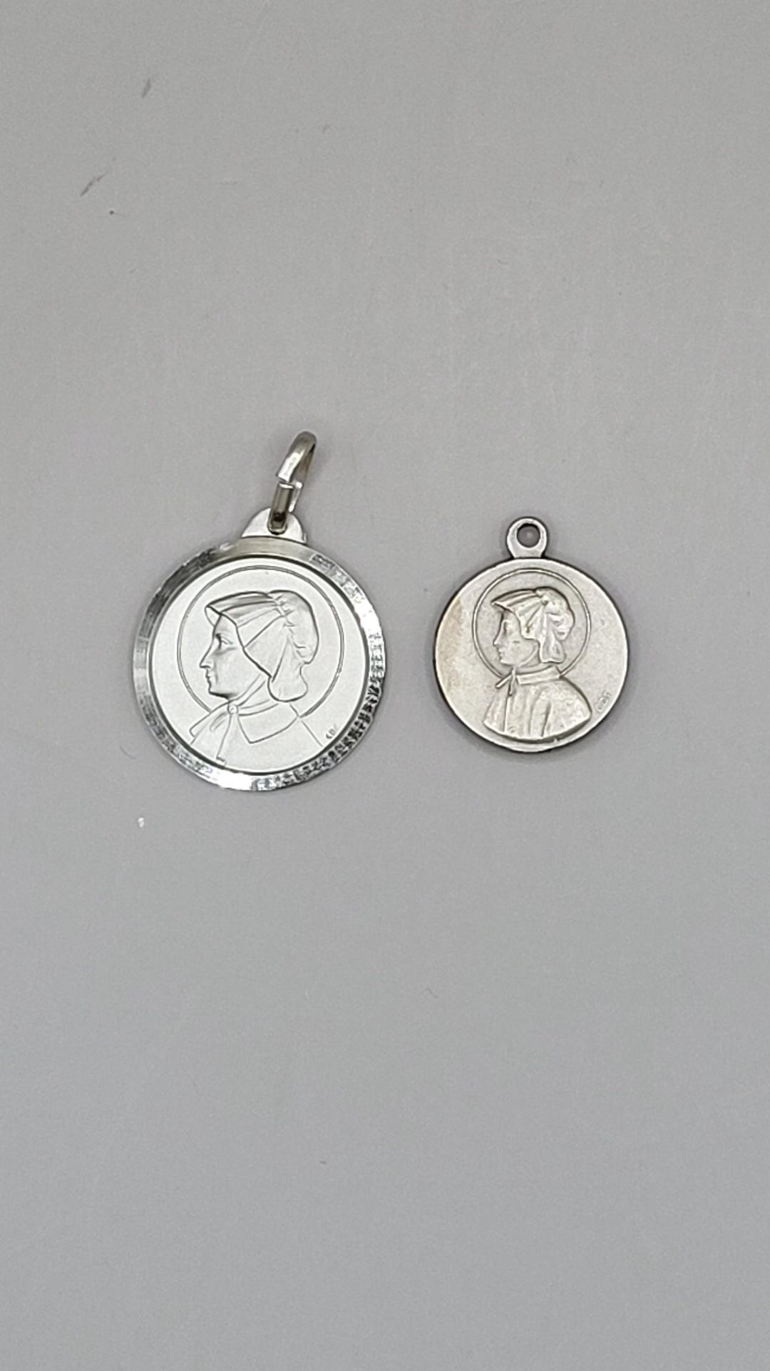 Vintage 2nd Class Relic Holder St. Elizabeth Ann Seton & Medallion - Etsy