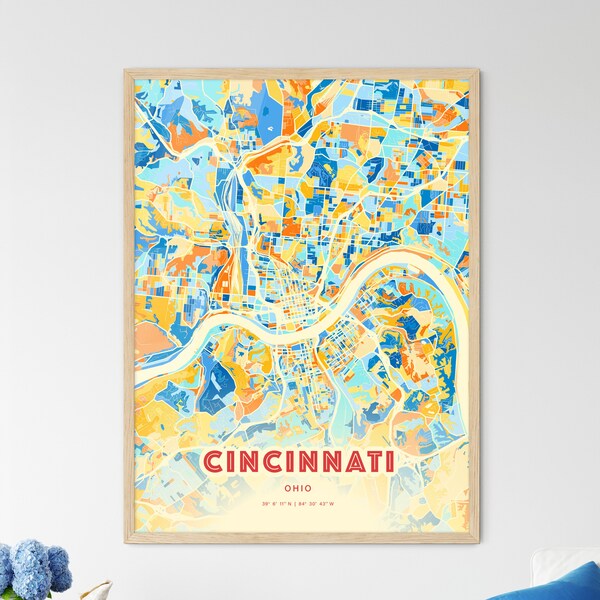 Cincinnati Ohio Wall Art - Etsy