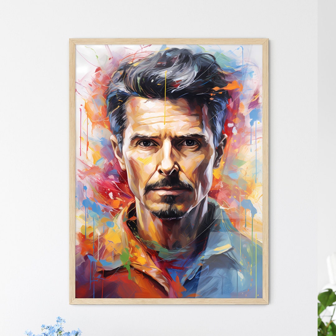 Nikola Tesla Serbian-american Inventor A Man With A Mustache and Beard ...