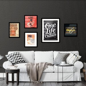 One Life, One Chance: Inspirational Quote on Chalkboard Background for ...