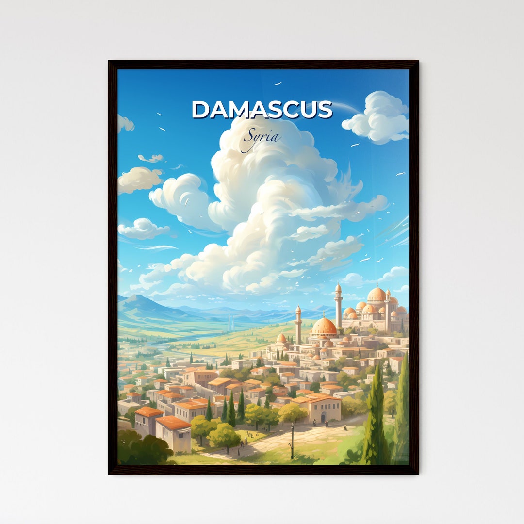 Damascus Syria Skyline - A City With Domes and Trees – Travel Skylines ...