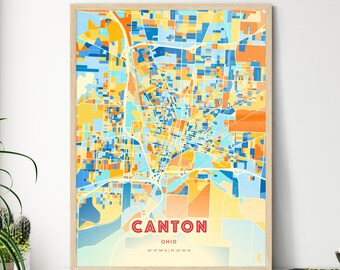 Canton Ohio Poster - Etsy