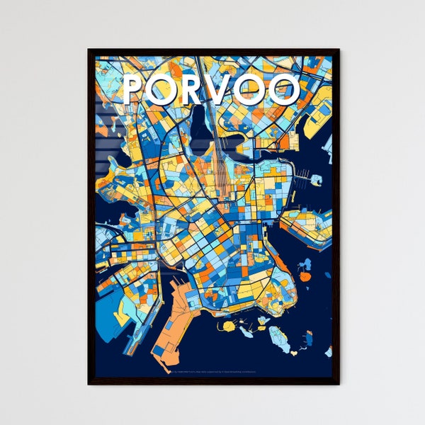 Porvoo Map Poster - Etsy