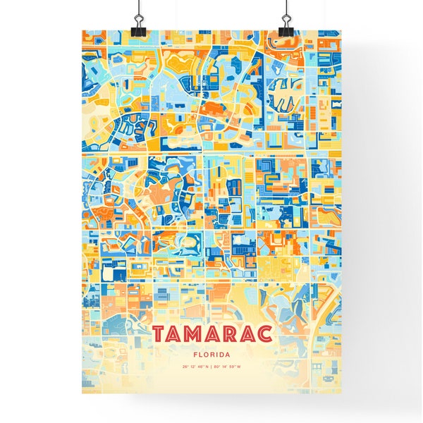 Florida Map With Cities - Etsy