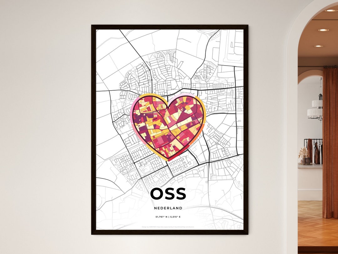 OSS NETHERLANDS Where It All Began Map Choose One of Three Styles ...