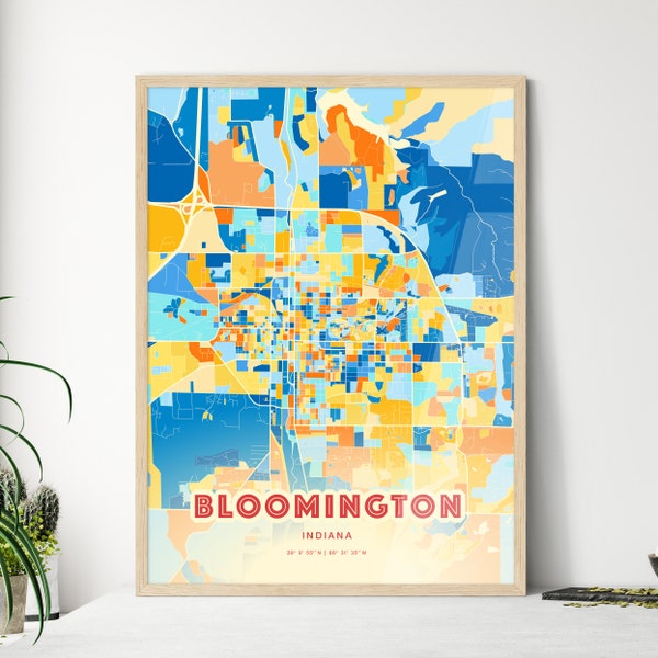 Bloomington Poster - Etsy