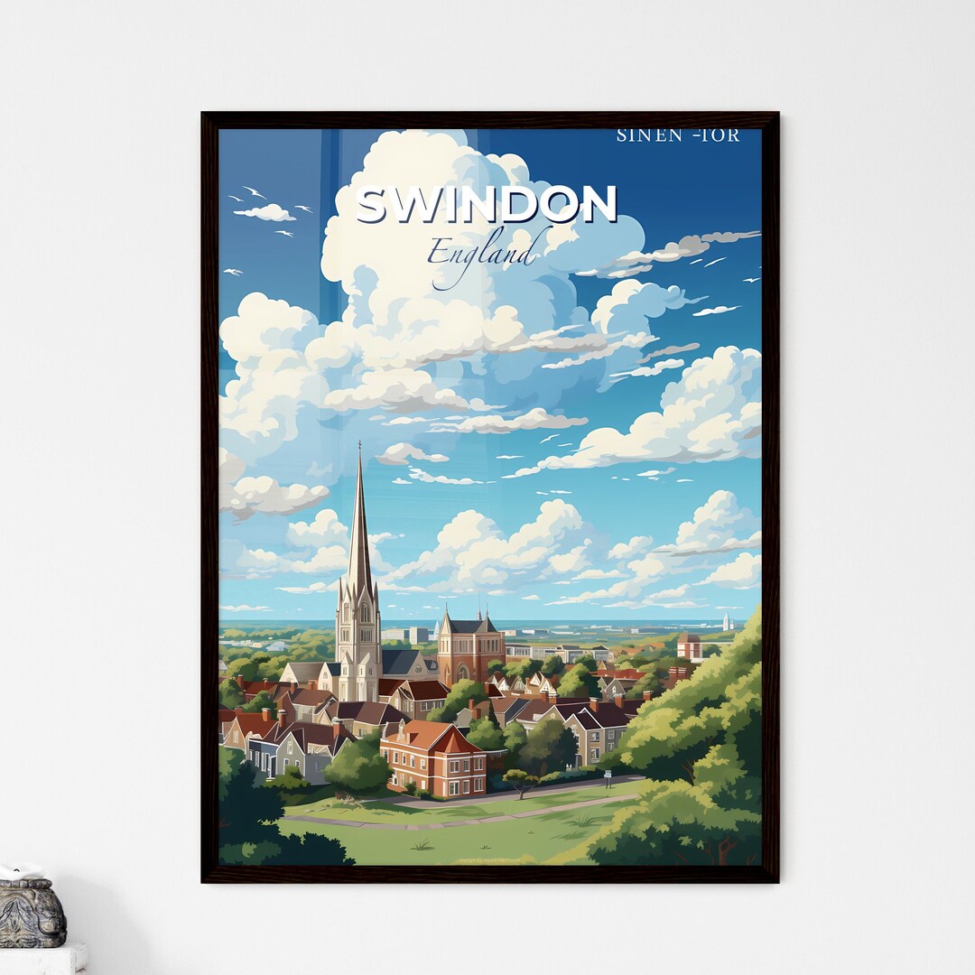 Swindon England Skyline - A City With A Tall Tower and Trees – Travel ...