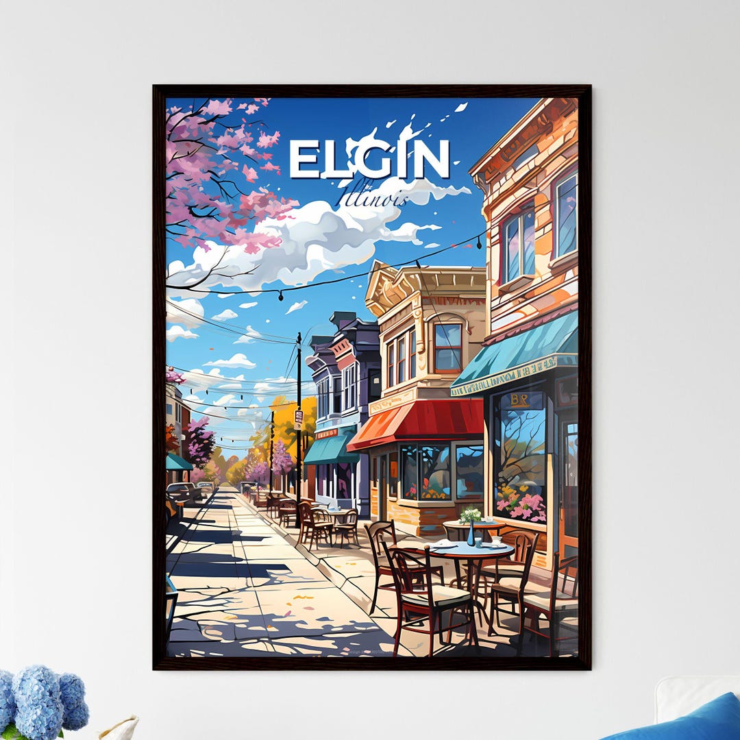 Elgin Wall Art, Elgin Cityscape, Elgin Street Scene, Urban Landscape ...
