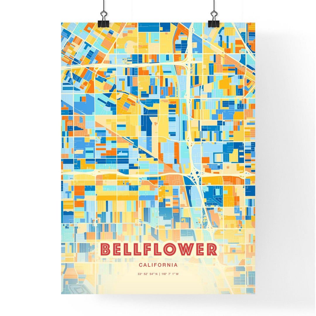 Colorful Bellflower California Blue Orange Fine Art Print Bellflower ...